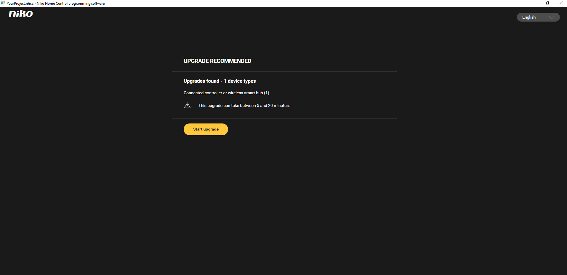3.3 Connecteer en upgrade jouw Niko Home Control II installatie